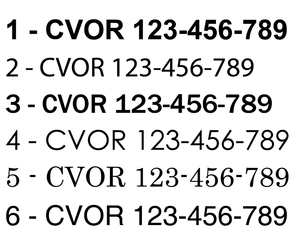 CVOR Truck Decal - All Stickers - By Hammer Hill Diversified LTD.